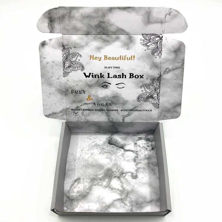 Custom Logo Marble Mailer Box - Guangzhou Yison Printing Co.,Ltd