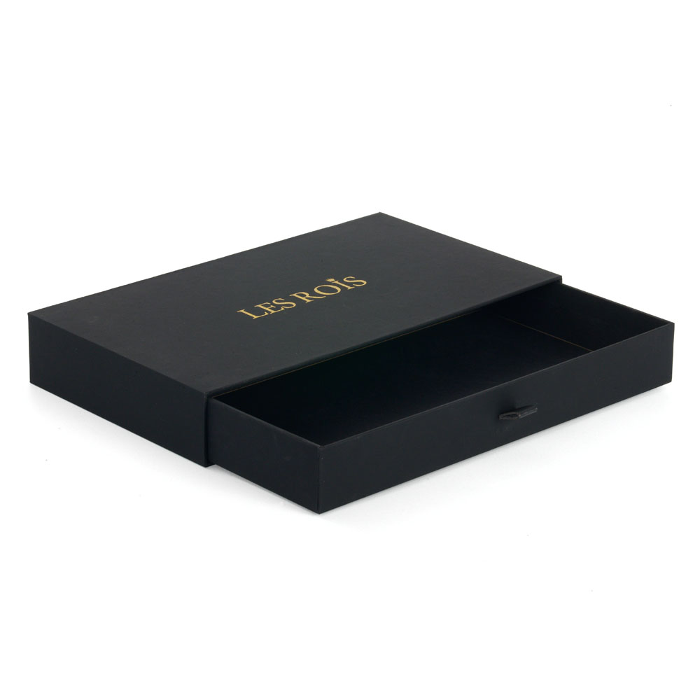 China Manufacturer Luxury Custom Logo Rigid Cardboard Gold Hot Stamping ...