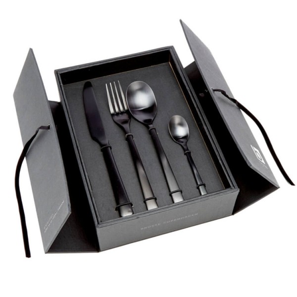 Custom Luxury Cardboard Package Cutlery Set Spoon Packaging Box ...